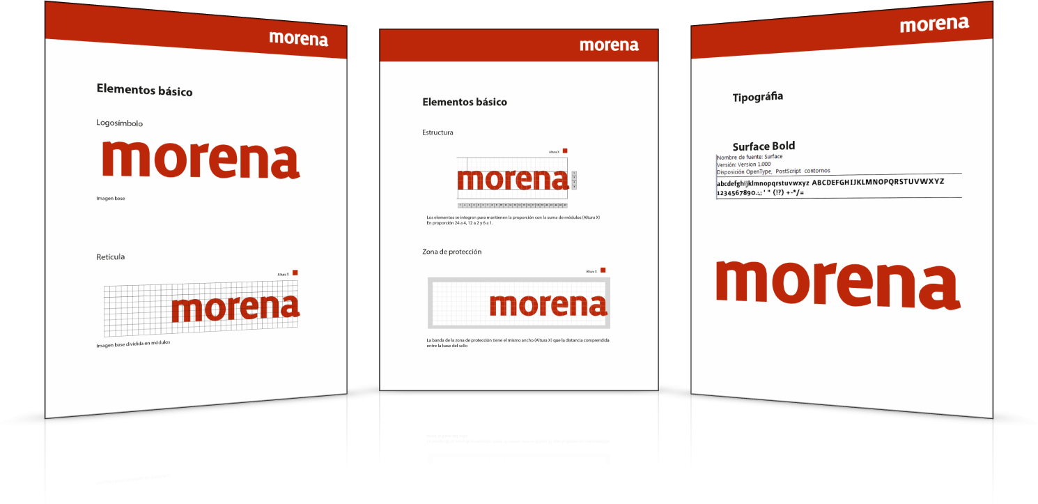Logotipo del partido Morena – CAJATIPOGRAFICA